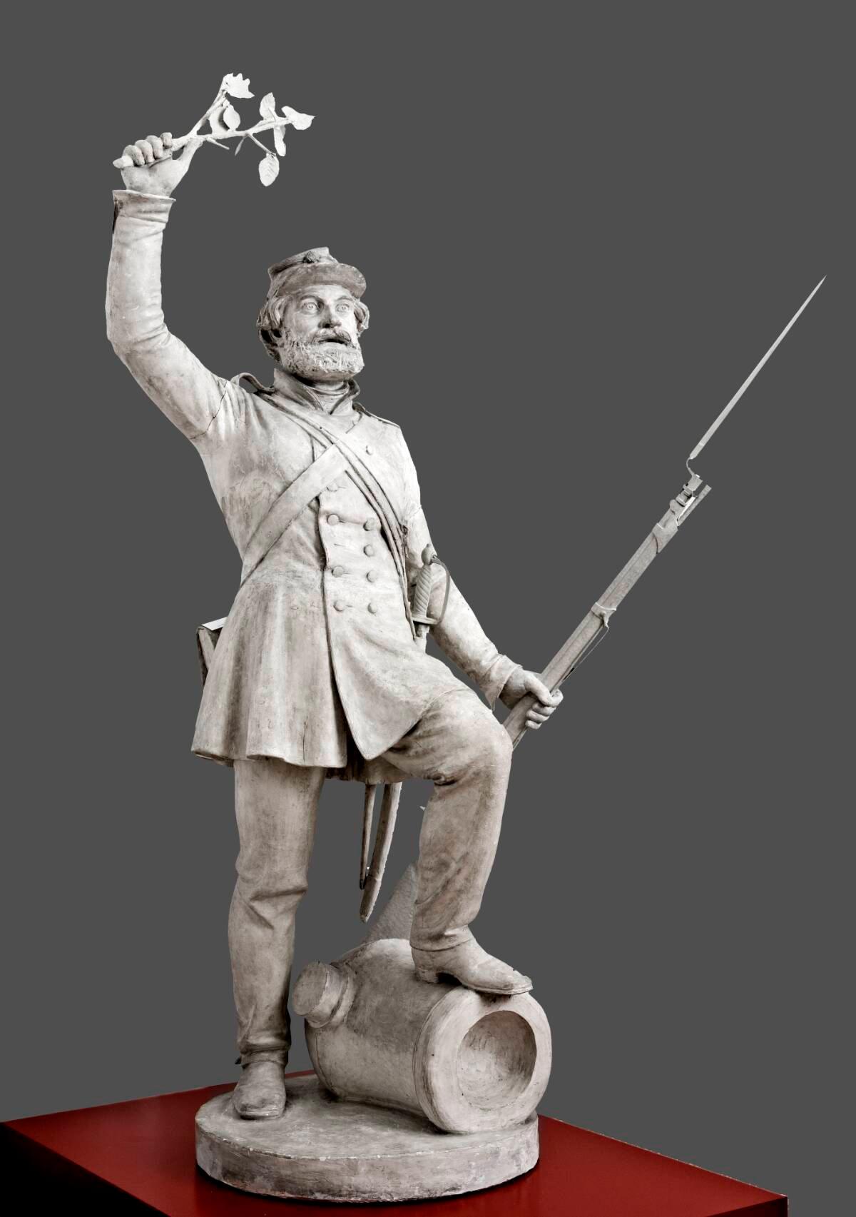 Den danske landsoldat efter sejren - Skulptur af H.W. Bissen | SMK Connect